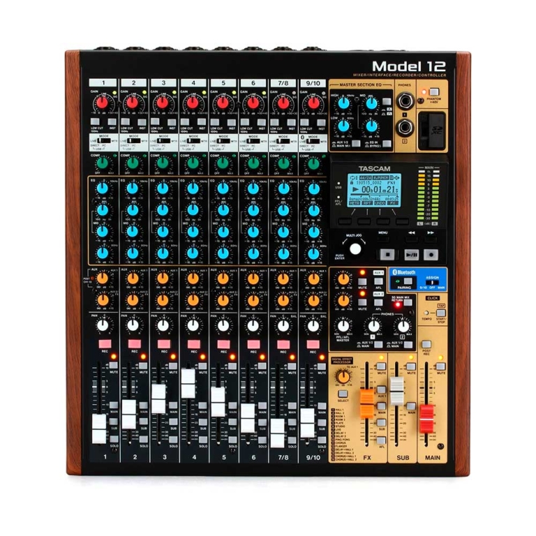Tascam Model 12 - Mezcladora e interfaz de audio - Expo Music Perú